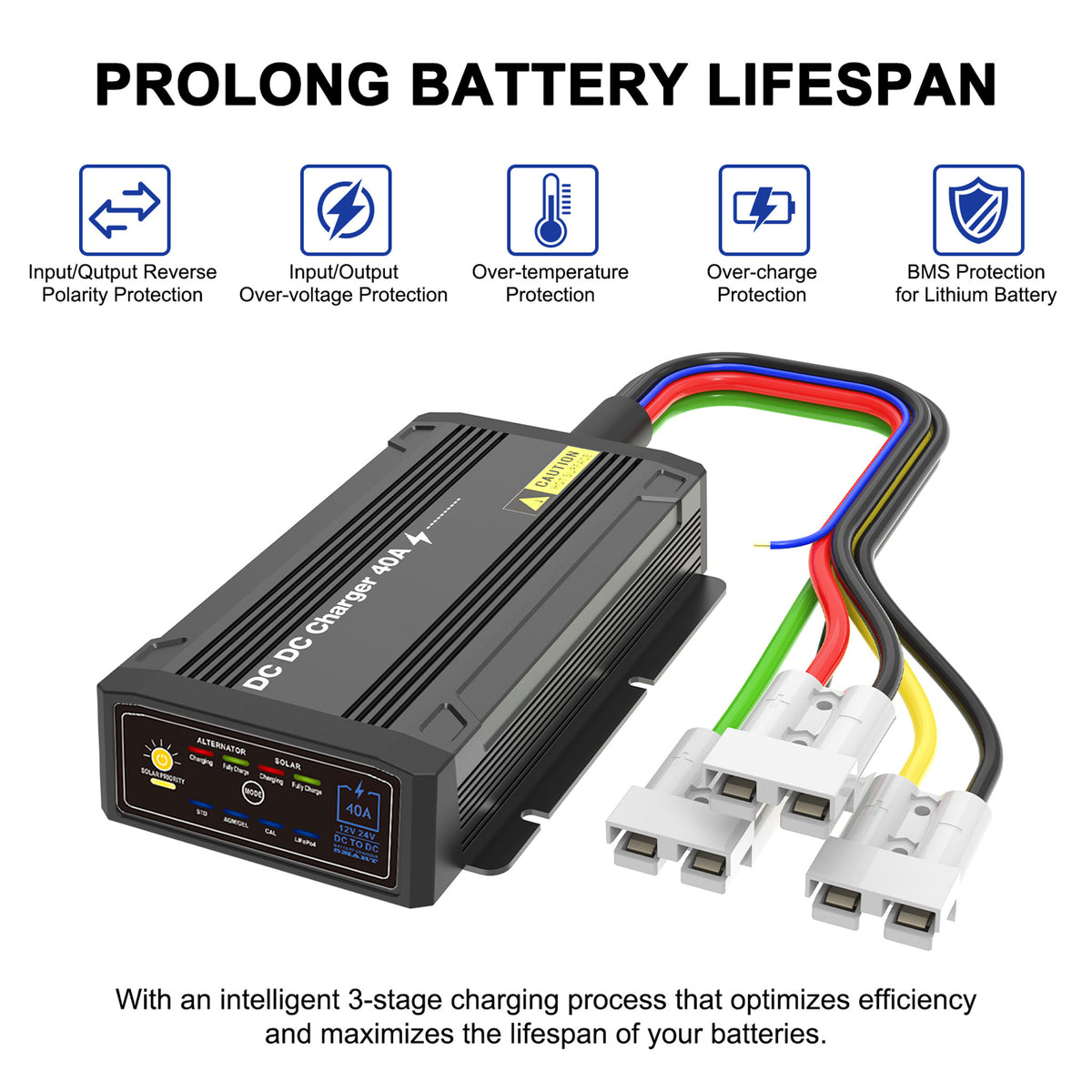 12V Lead Battery Charger 40A — National Arrow and Emergency